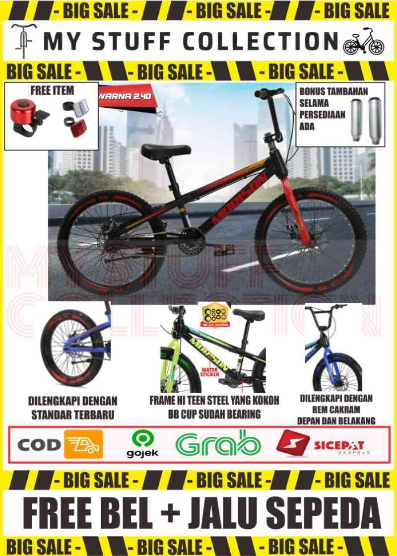 Promo Sepeda Bmx 20 Cocok Usia 8 Tahun Hingga Dewasa Rem Sdh Double ...