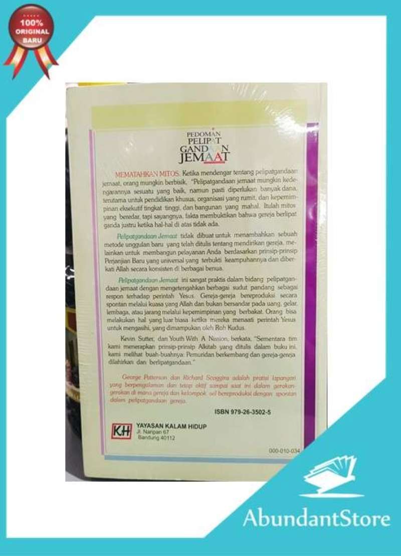 Promo Buku Pedoman Pelipat Gandaan Jemaat - George Patterson Diskon 23% ...