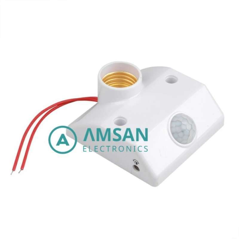 Jual Fitting Lampu Sensor Gerak Pir Ac 220v Human Body Motion Detector ...
