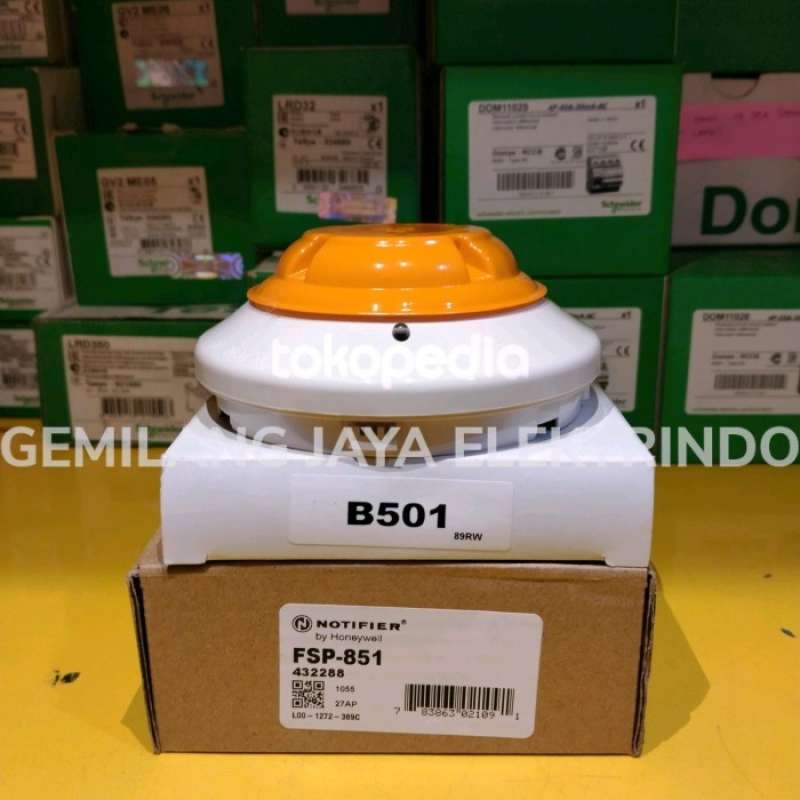 Jual Smoke Detector Notifier Fsp-851 + Base B501 Fsp 851 + Base 501 Di ...