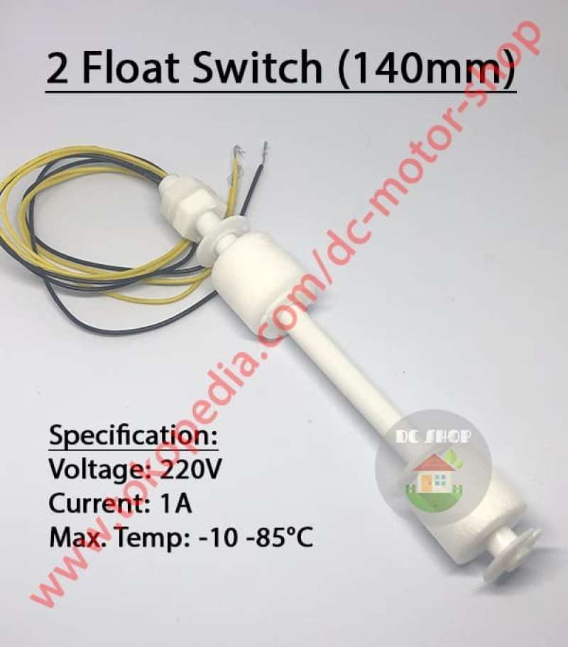 Jual Double Float Switch Water Level Sensor Dual Balls Float Switch 140mm Di Seller Raindrop ...