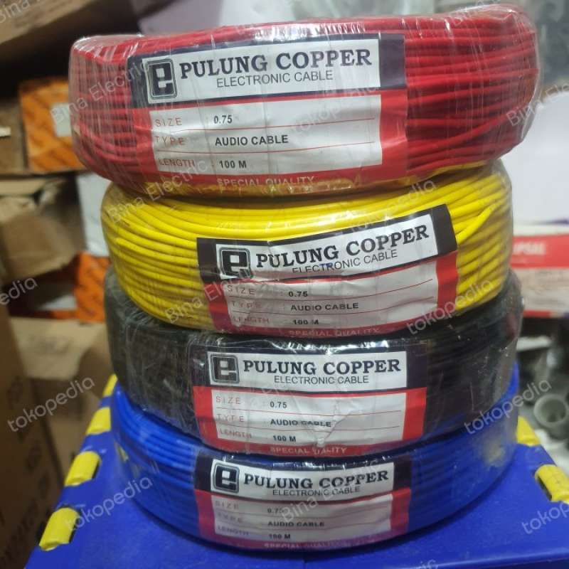 Jual Kabel Listrik Nyaf 0.75 0,75 Pulung 100m 100 Meter Kabel Pulung 0 ...