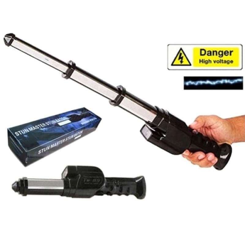 Jual Heavy Duty Telescopic Stun Gun Flashlight Larger Shock Space ...