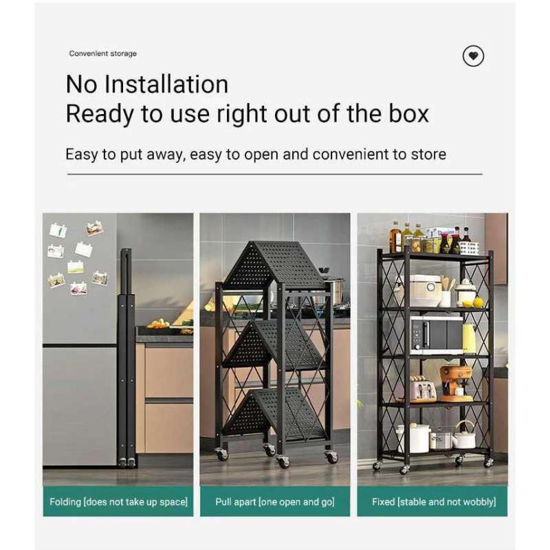 Jual Fihome Rak Susun Penyimpanan Foldable Rack Tray Storage Organizer ...