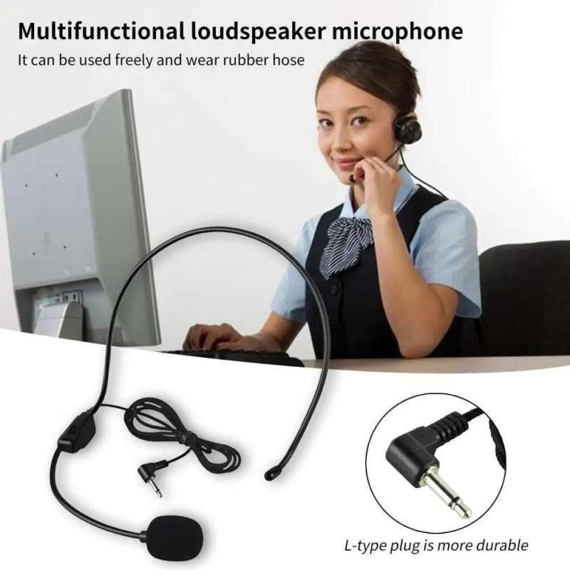 Jual Microphone Style Call Center Omnidirectional 52db Mf03 Karaoke ...