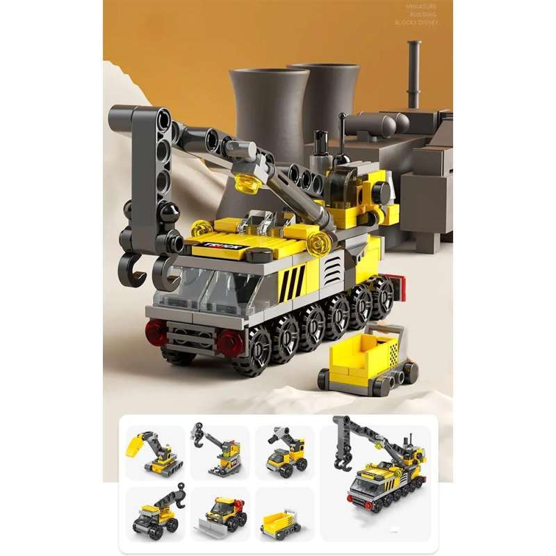 Jual Lele Brother Mainan Balok Susun Contruction Team 6in1 Lego 142 ...