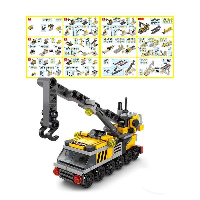 Jual Lele Brother Mainan Balok Susun Contruction Team 6in1 Lego 142 ...