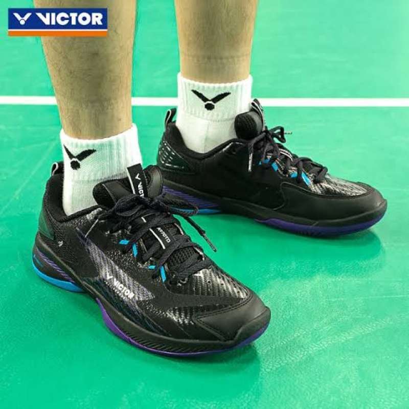 Promo New Sepatu Badminton Victor A970 Td / A-970 Td / A970td C Black ...