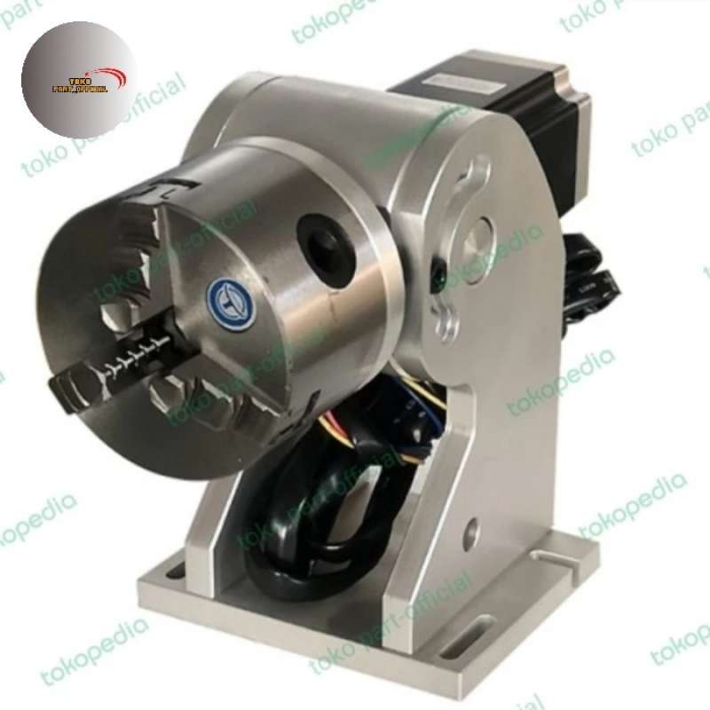 Jual Rotary Rotator Mesin Fiber Laser Metal Marking For Engraving ...