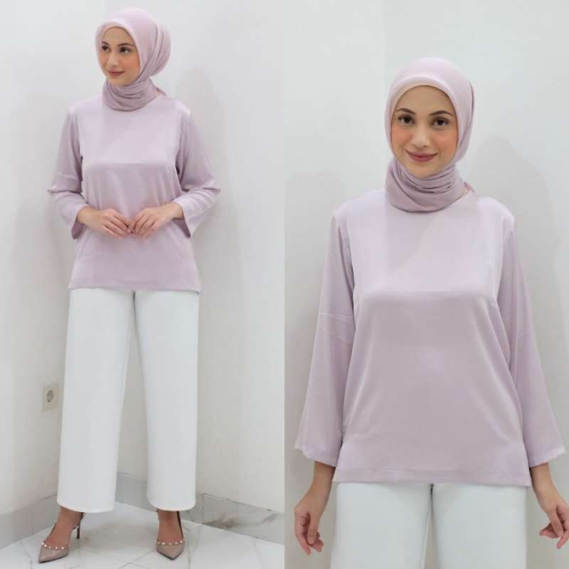 Jual Inner Premium Silk Lengan Panjang Part 1 By Sarah The Label - Sage ...