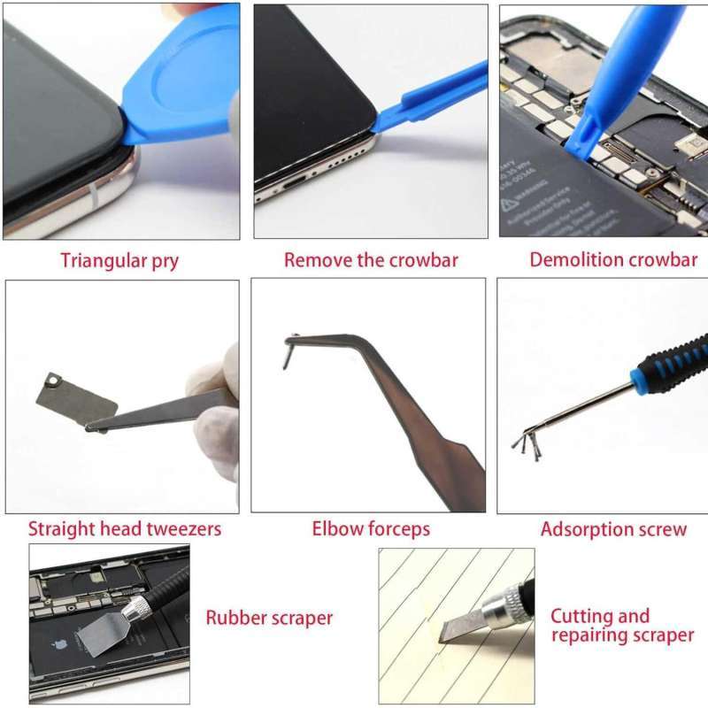 Jual Power Obeng Reparasi Smartphone Precision Screwdriver Tool Set 16 ...