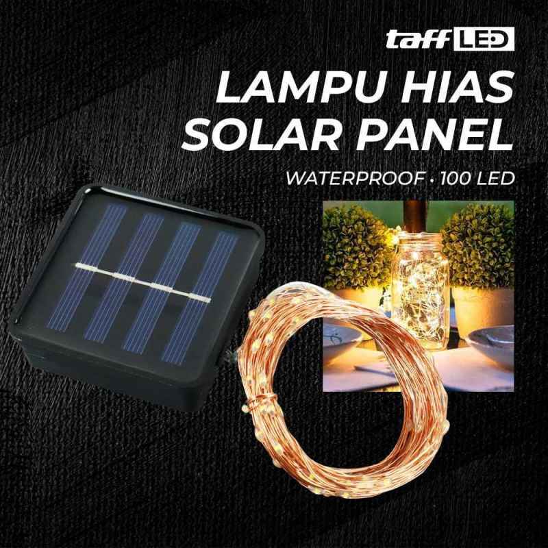 Jual Lampu Hias String Lights Waterproof 100 Led With Solar Panel M071 ...