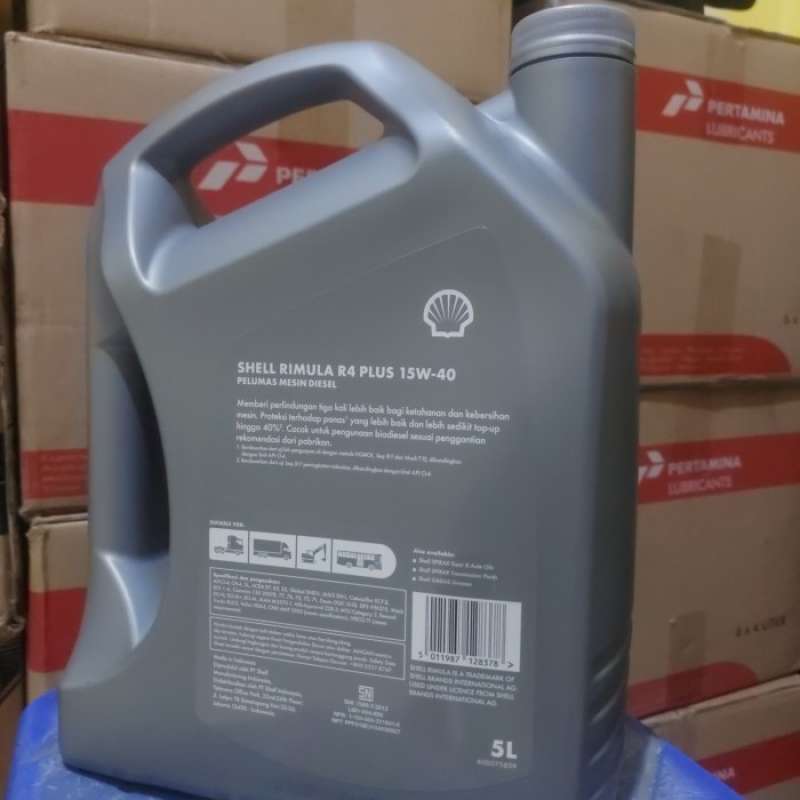 Promo Shell Rimula R4x 15w-40 Oli Mobil Mesin Diesel Galon 5 Liter ...