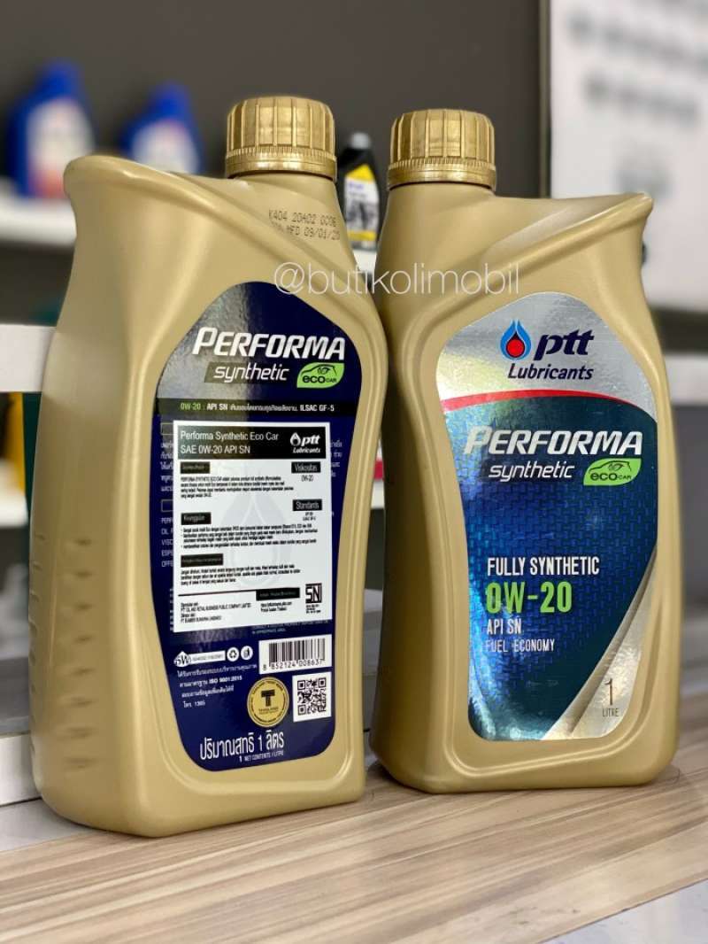Promo Ptt 0w-20 / 0w20 Performa Fully Synthetic - 100% Promo Diskon 45% ...