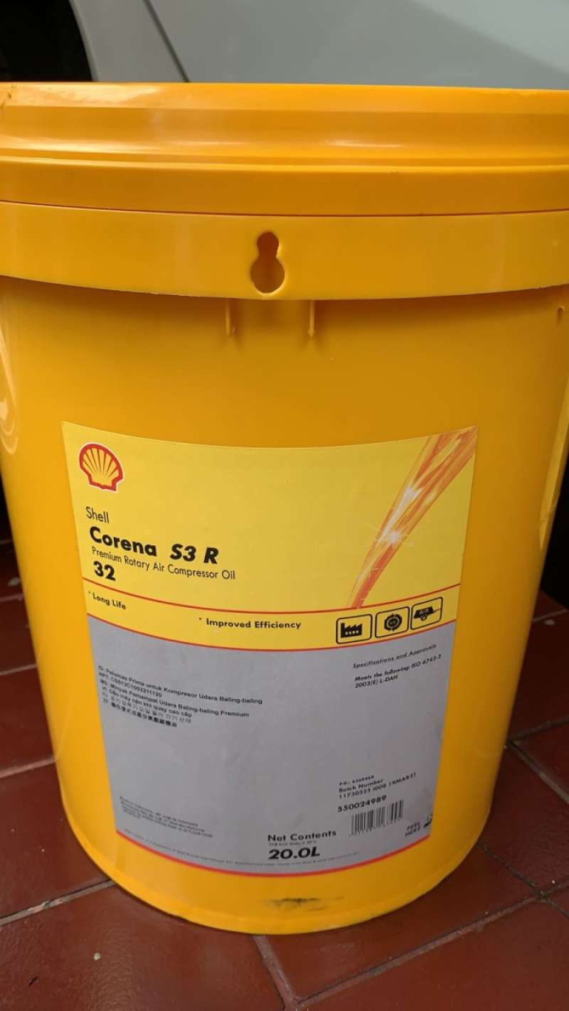 Promo Oli Kompresor Shell Corena S3 R 32 Termurah Diskon 8% Di Seller ...