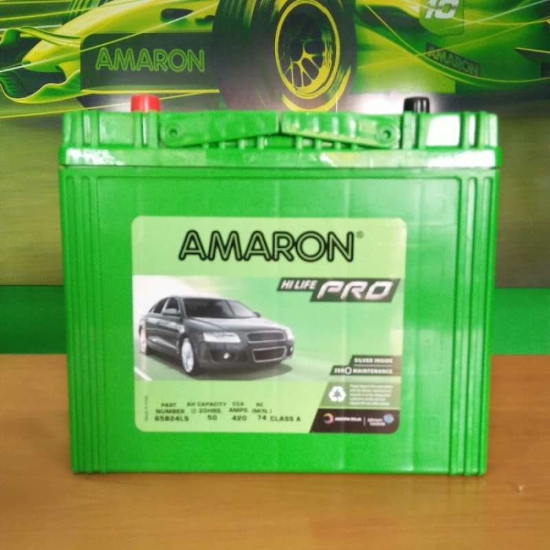 Promo Accu Amaron Hi Life Pro 65b24ls 12v - 50ah New Diskon 10% Di ...