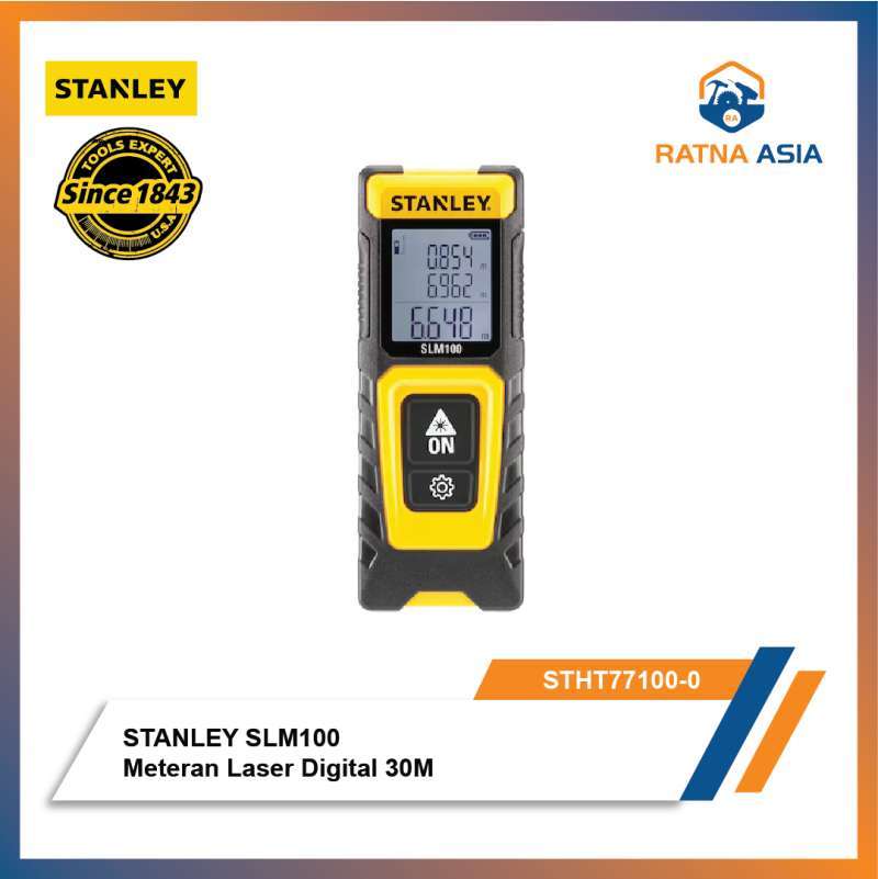 Jual Stanley Stht77100 30m Laser Distance Measurer Meteran Laser ...