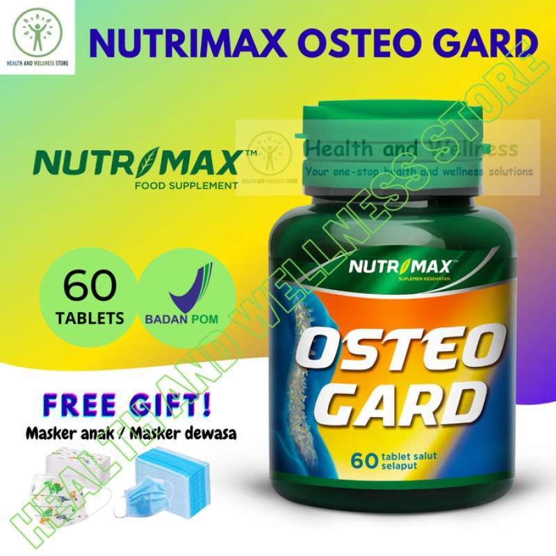 Promo Nutrimax Osteo Gard Osteogard 60 Tablet Pencegah Osteoporosis Tulang Diskon 33% Di Seller ...