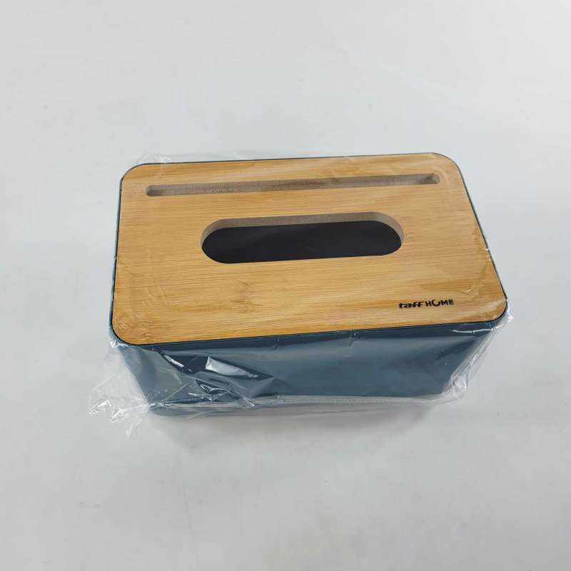 Jual Kotak Tisu Kayu Tissue Box Dengan Holder Smartphone Zj008 Kotak ...