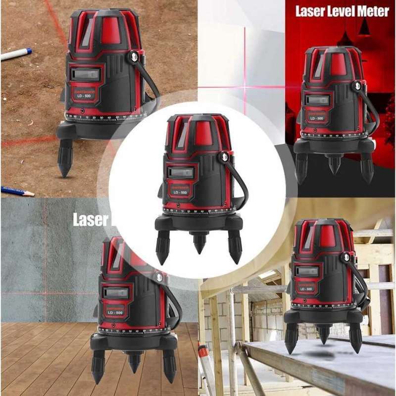 Jual Mesin Self Leveling 5 Line Laser Red Beam Infrared 4d Ld-500 ...