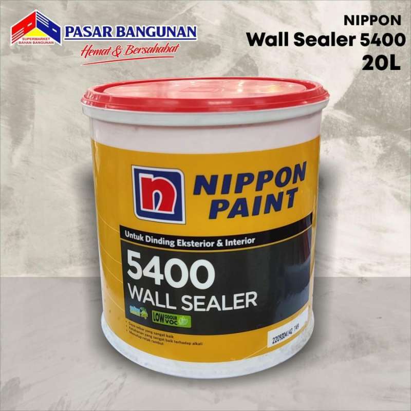 Jual Nippon Paint Cat Dasar/primer Untuk Tembok Wall Sealer 5400 - 20l ...