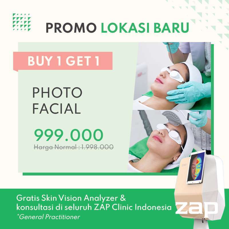 Promo [promo Lokasi Baru] B1g1 Photo Facial - Serang Diskon 50% Di ...