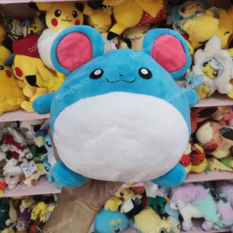 Promo Boneka Pokemon Marill Original Pokemon Center Diskon 23% Di ...
