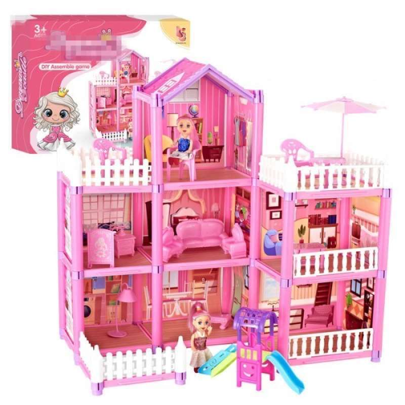 Promo Mainan Rumah Rumahan Villa Anak Perempuan Lengkap Dengan Perabot ...