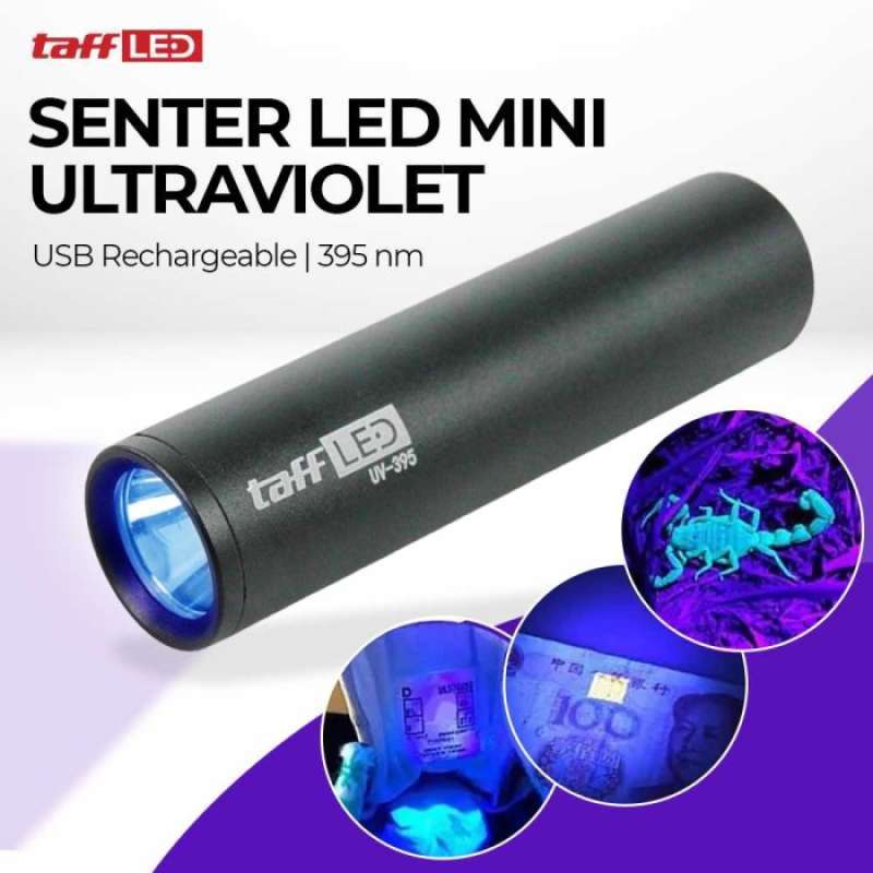 Promo Senter Uv Ultraviolet 9 Led Cek Uang Palsu , Percetakan , Mancing ...