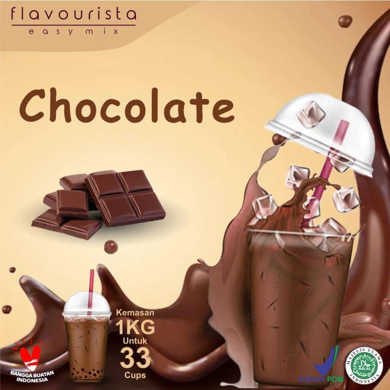Jual Flavourista Bubuk Minuman Murah Rasa Coklat / Chocolate Base ...