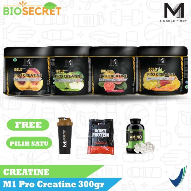 Promo M1 Muscle First Gold Series Pro Creatine 300gr Diskon 33% Di ...