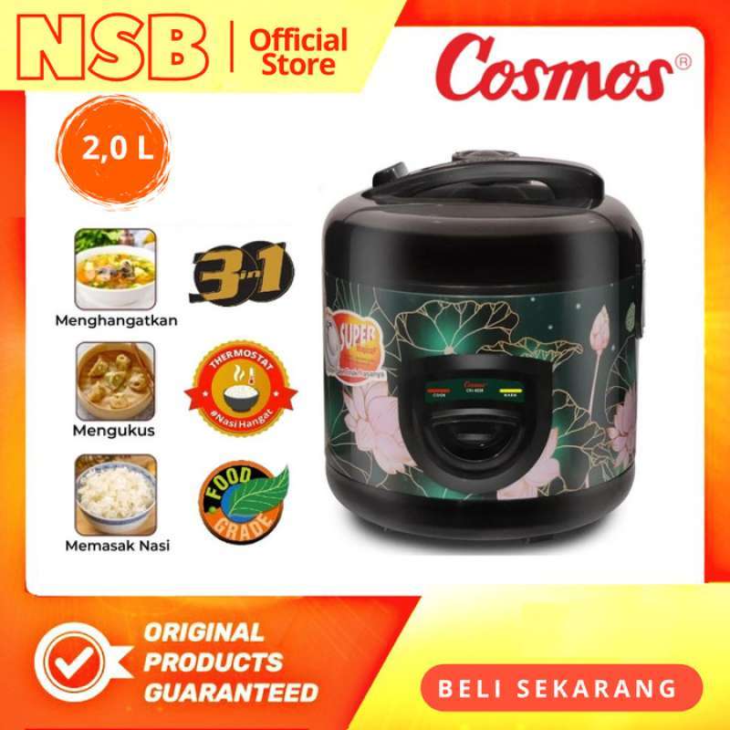 Promo Cosmos Rice Cooker 2 Liter Crj 8228 Magic Com Mejikom 3 In1 ...