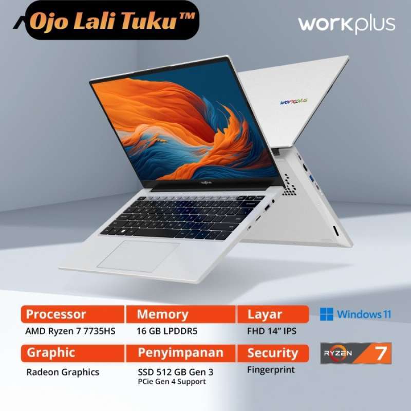 Promo Laptop Advan Workplus Amd Ryzen 7 7735hs 14 Fhd Ips 16gb 512gb Win 11 Diskon 33% Di Seller ...