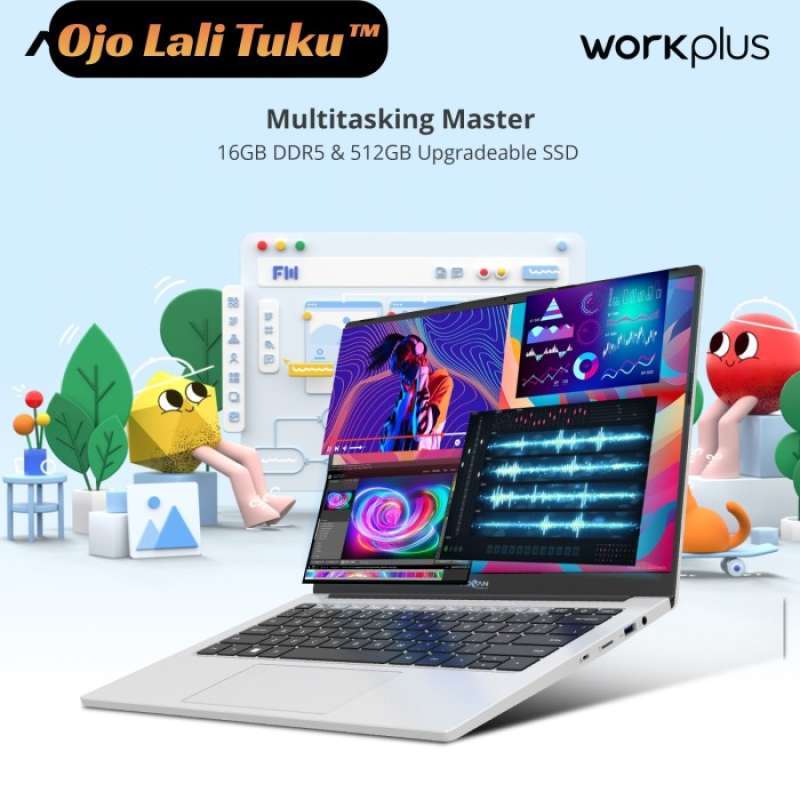 Promo Laptop Advan Workplus Amd Ryzen 7 7735hs 14 Fhd Ips 16gb 512gb ...