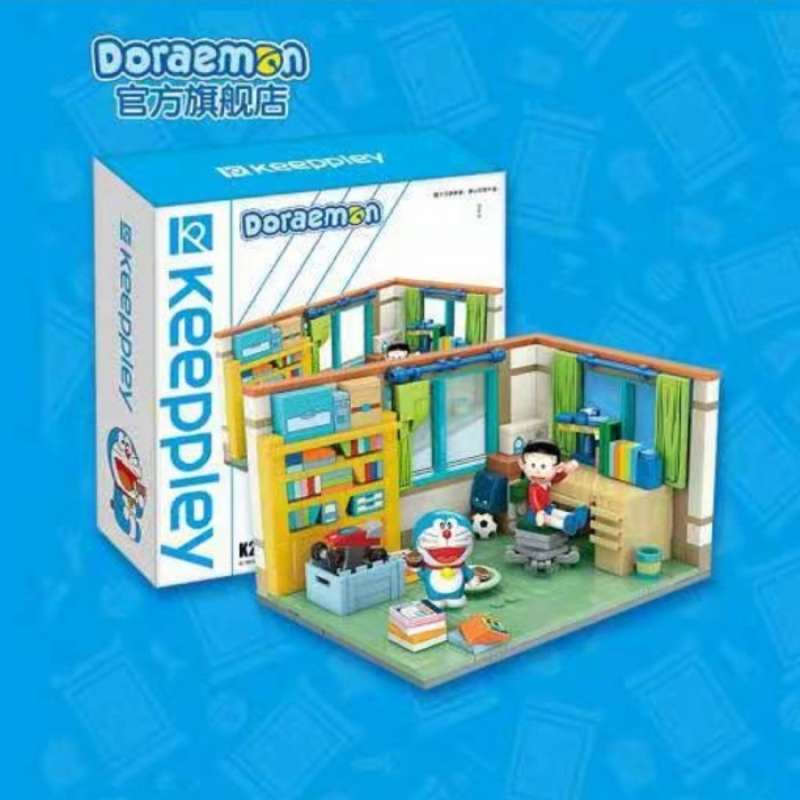 Promo Keeppley Bricks Kamar Nobita Doraemon Figure Diorama Mainan O.r ...