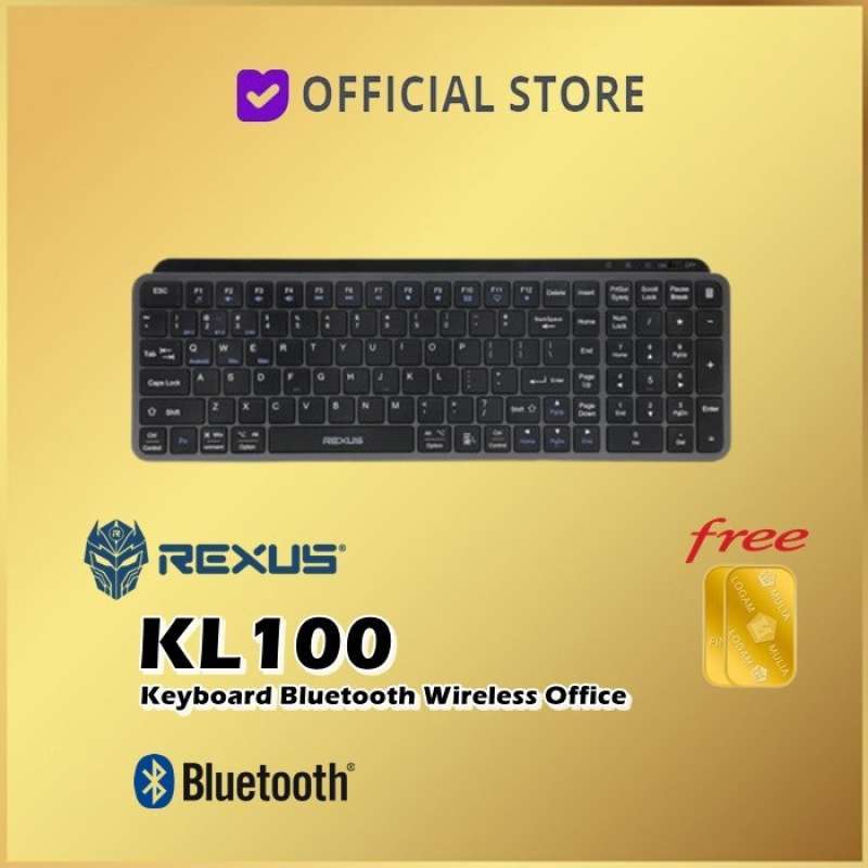 Promo Kl100 Keyboard Office Wireless Bluetooth Dual Mode Kl 100 Diskon 23% Di Seller Mari Cell ...