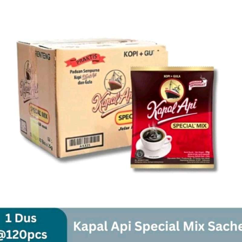 Jual Kopi Kapal Api Special Mix 23gr 1 Dus Isi 120s Di Seller Azzamhappyshop - Menteng, Kota ...