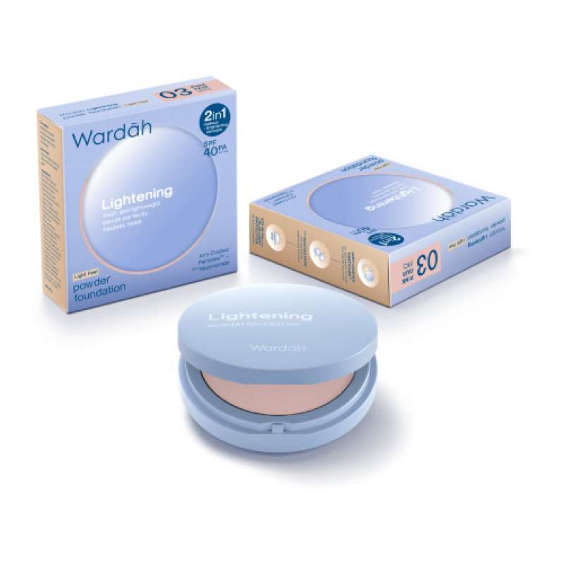 Jual Wardah Lightening Powder Foundation - 02 Pink Beige Di Seller ...