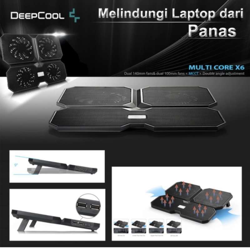 Jual Deepcool Multicore X6 Laptop Cooling Pad Di Seller Jete Store ...