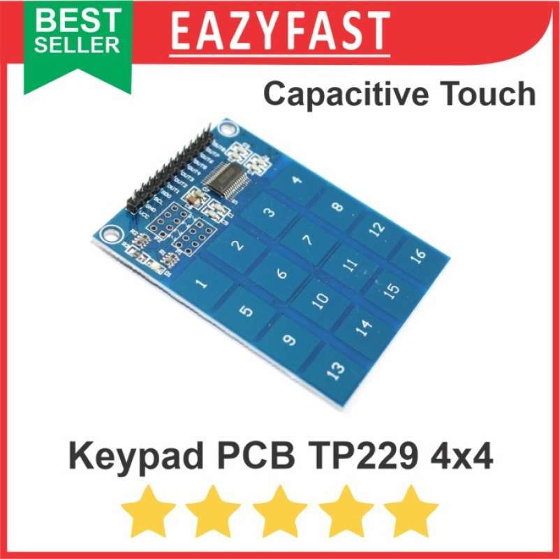 Jual Ttp229 I2c Keypad Numpad 4x4 Pcb Touch Sentuh Capacitive Module 16 Di Seller Jete Store ...