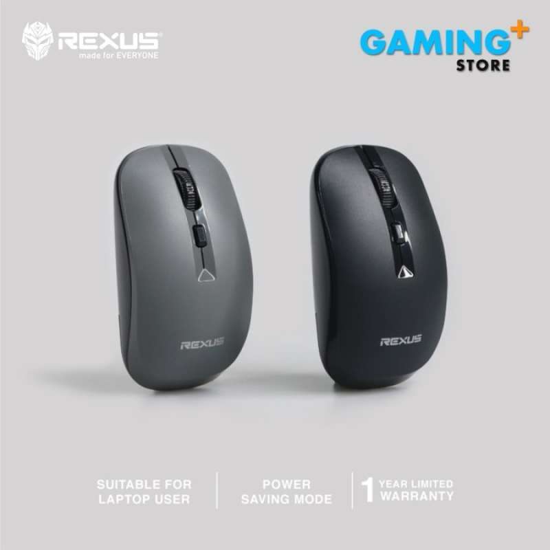 Jual Mouse Wireless Rexus Office Q20 Silent Mouse - Abu-abu Di Seller ...