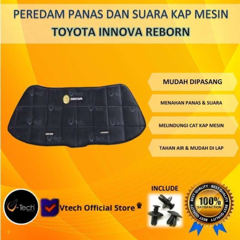 Jual Vtech Peredam Panas Dan Suara Kap Mesin Toyota Innova Reborn Di ...