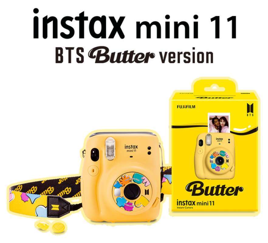 Promo Fujifilm Instax Mini 11 Bts Butter Version Instant Film Camera ...