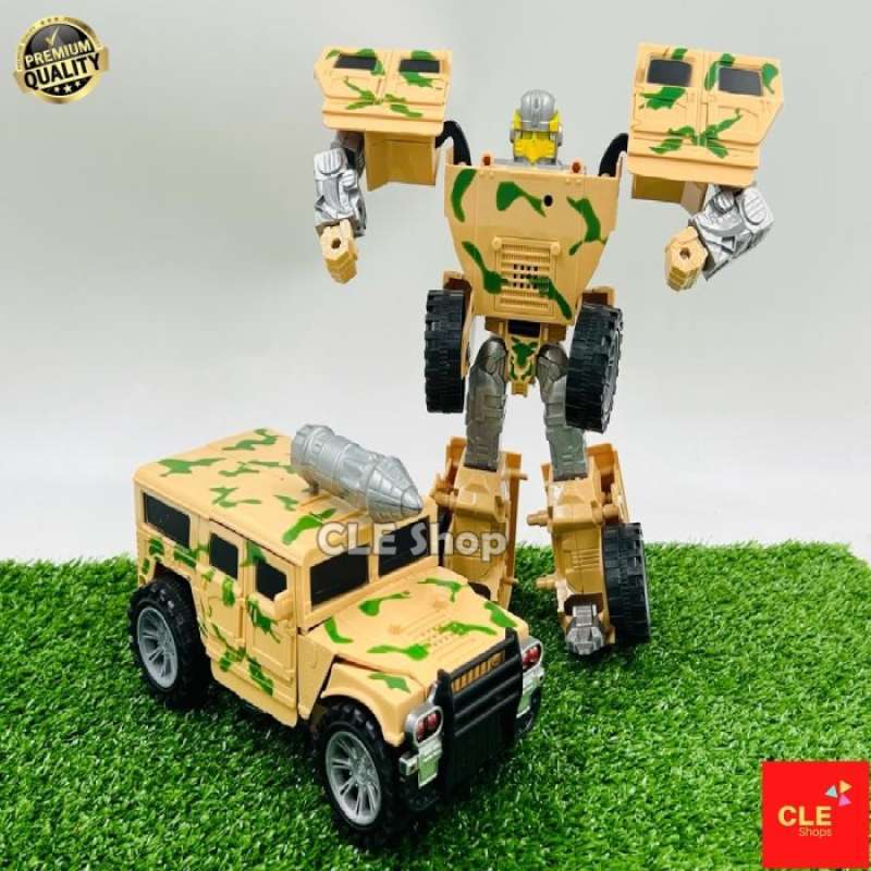 Promo Mainan Anak Robot Tank Transformer Besar Robot Jadi Mobil Tank ...