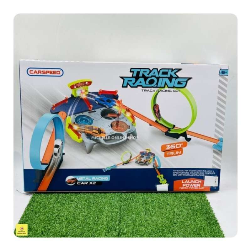 Promo Mainan Anak Track Racing Jumbo Hot Wheel Miniatur Mobil Metal ...