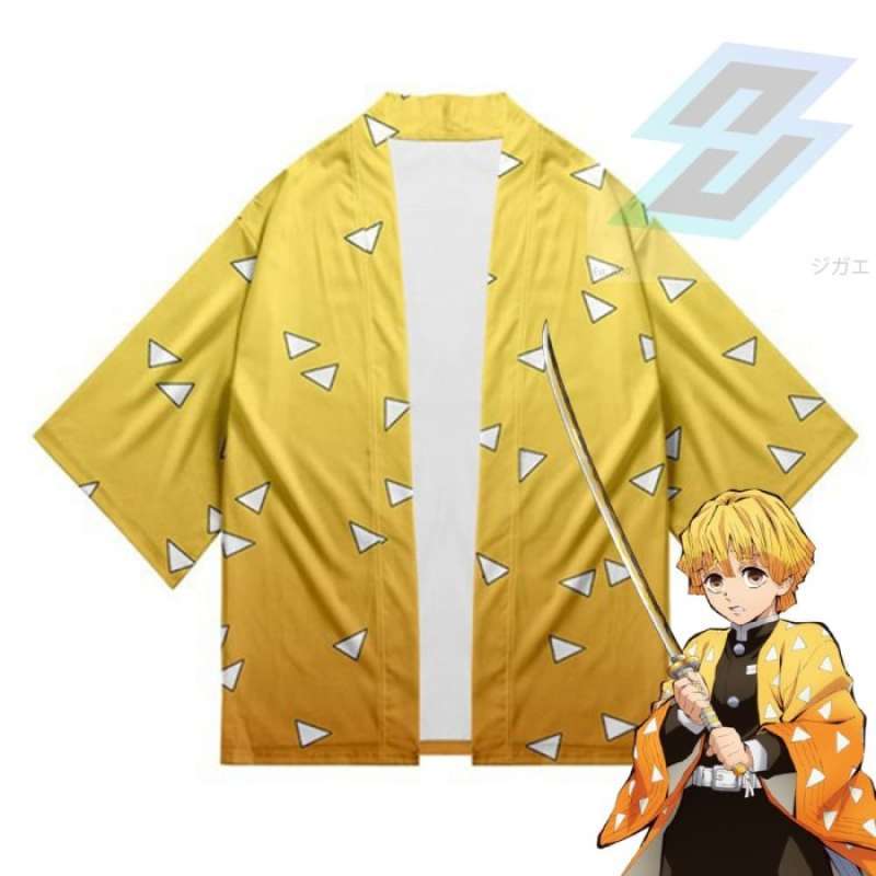 Jual Baju Jepang Cosplay Kimono Kimetsu Yaiba Demon Slayer - Haori ...