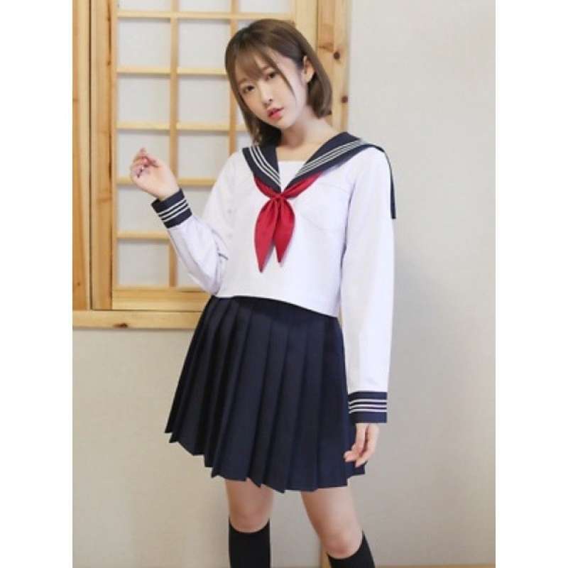 Jual Seifuku Jepang Japanese School Uniform Skirt Sailor Outfit ...