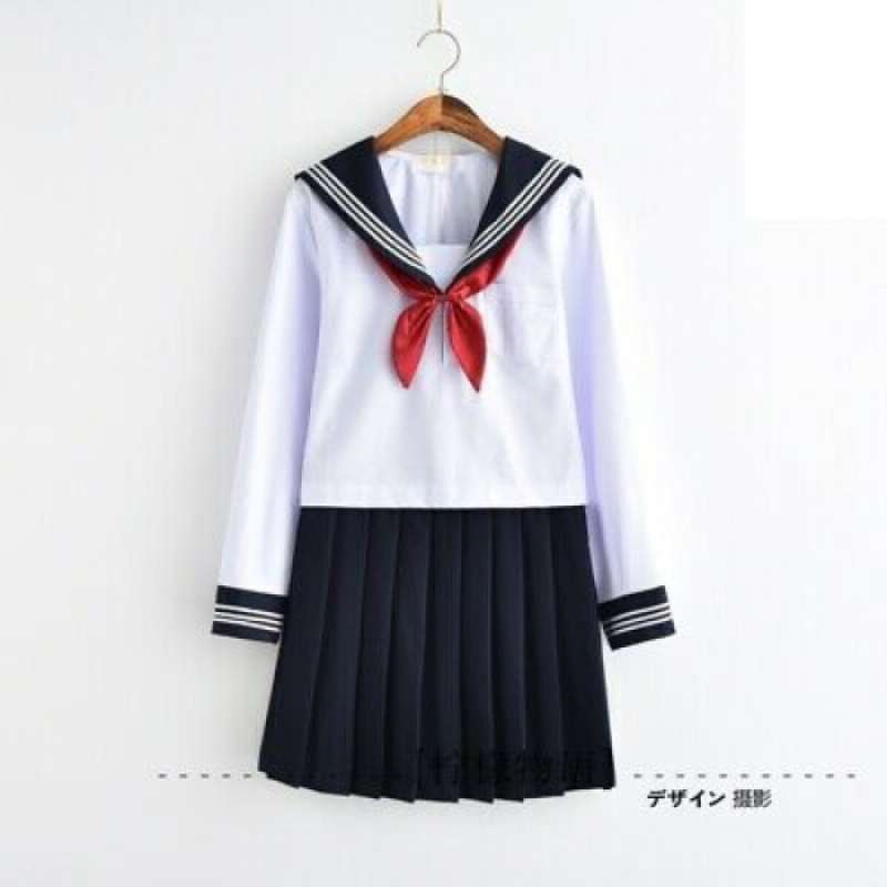 Jual Seifuku Jepang Japanese School Uniform Skirt Sailor Outfit ...
