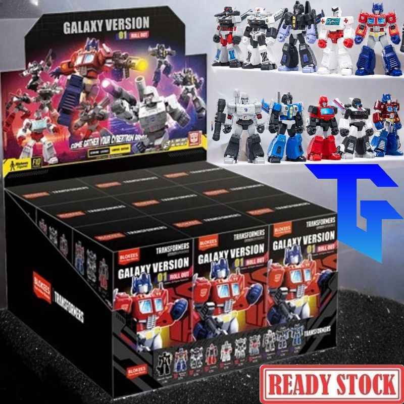 Promo Blokees Gv01 Transformers G1 Galaxy Version 01 Roll Out - Set Of ...