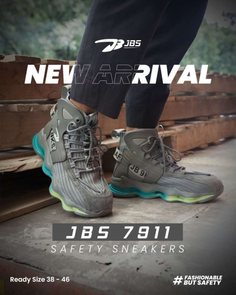 Jual Sepatu Safety Sneakers Jbs 7911 Steel Toe Head / Sepatu Safety ...